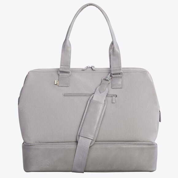 BEIS | Bags | New Beis Weekend Bag In Grey Travel Carry On Tote Duffle ...
